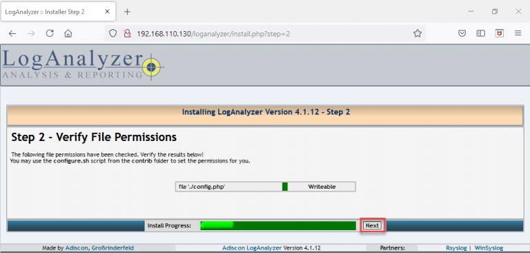 การติดตั้ง LogAnalyzer – AbleNet
