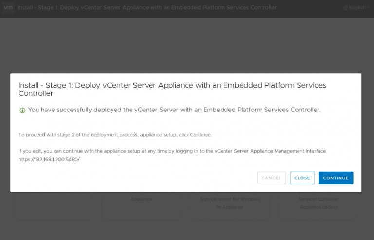 วิธีการ Deploy Vmware Vcenter Server บน Esxi Host Ablenet 3543