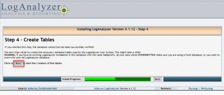 การติดตั้ง LogAnalyzer – AbleNet