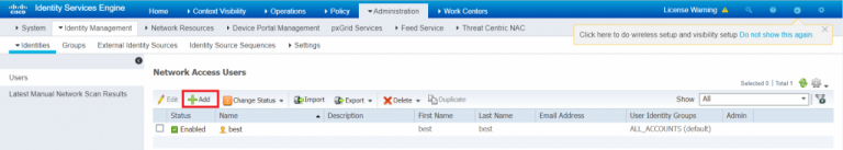 Wireless Web Login using ISE and WLC – AbleNet