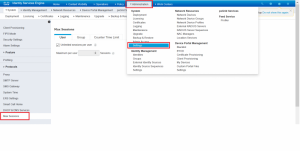การคอนฟิก Maximum Concurrent User Sessions และ User Session Expired บน Cisco Identity Service ...