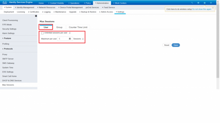 การคอนฟิก Maximum Concurrent User Sessions และ User Session Expired บน ...