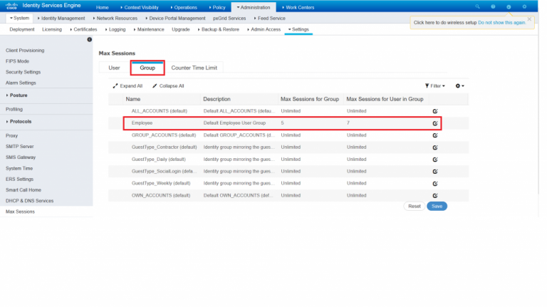 การคอนฟิก Maximum Concurrent User Sessions และ User Session Expired บน ...