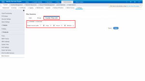 การคอนฟิก Maximum Concurrent User Sessions และ User Session Expired บน Cisco Identity Service ...