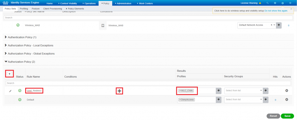 Wireless Web Login using ISE and WLC – AbleNet