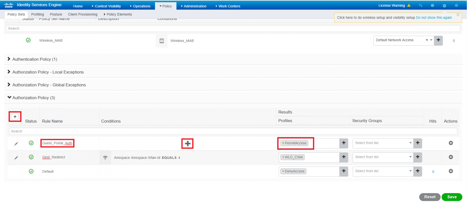 Wireless Web Login using ISE and WLC – AbleNet