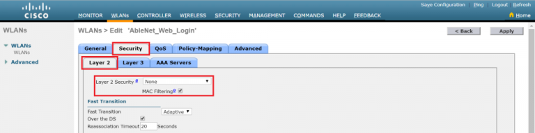 Wireless Web Login using ISE and WLC – AbleNet