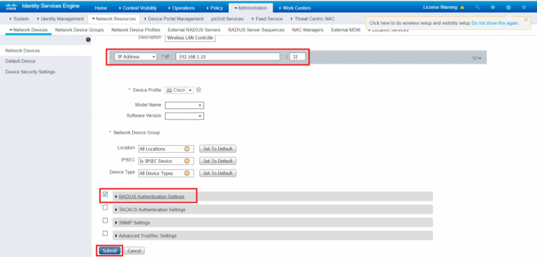 วิธีการคอนฟิก 802.1x บนอุปกรณ์ Cisco Wireless LAN Controller(WLC) โดย ...