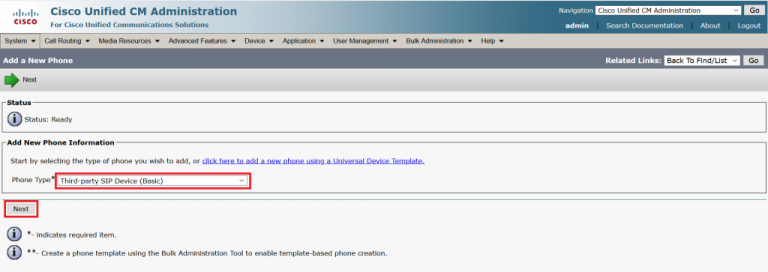 การ Register SIP Phone เข้า Cisco Unified Communications Manager (CUCM ...