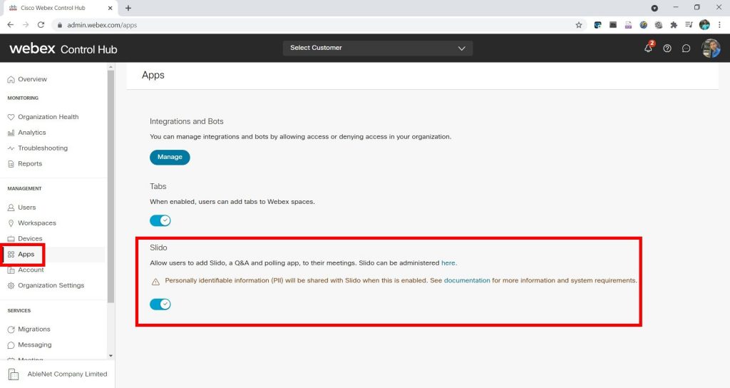 ยกระดับการประชุมออนไลน์กับ Cisco WebEx + Slido – AbleNet
