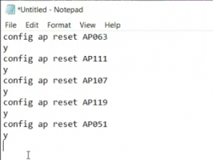 วิธีการ Bulk Reset APs บน Cisco Wireless Lan Controller – AbleNet