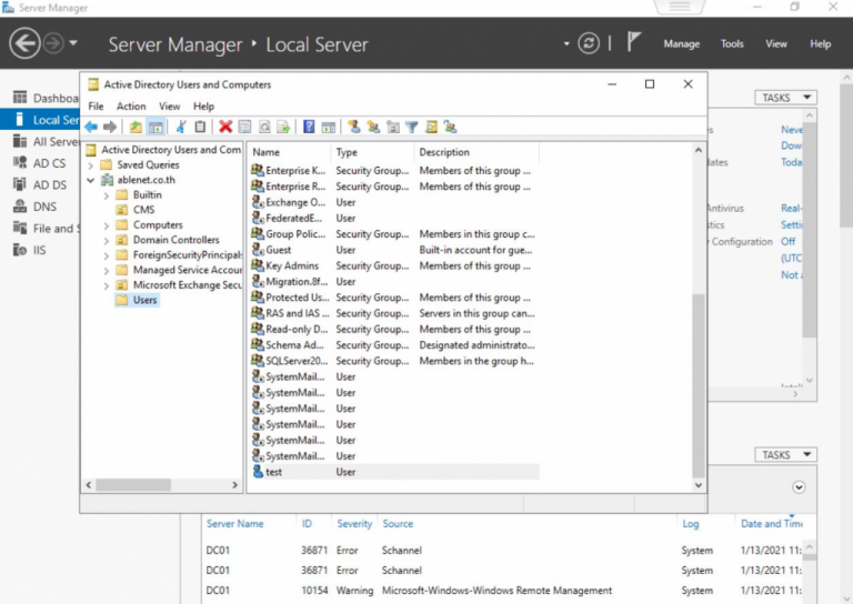 วิธีการ Join Domain จากเครื่อง Windows 10 Client – AbleNet
