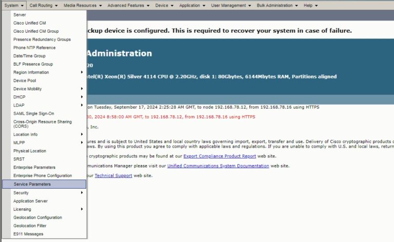 วิธีตรวจสอบ CDR Log การโทรของ Cisco CUCM – AbleNet
