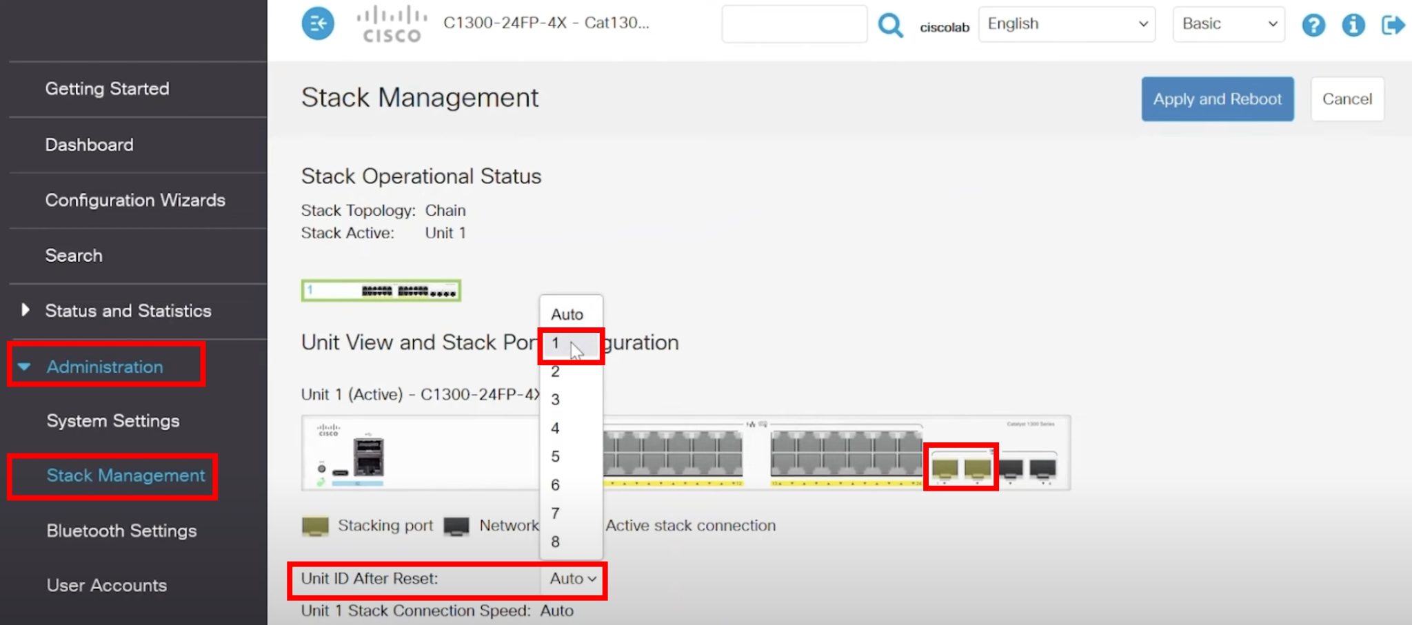 การทำ Stacking ใน Catalyst 1300 – AbleNet