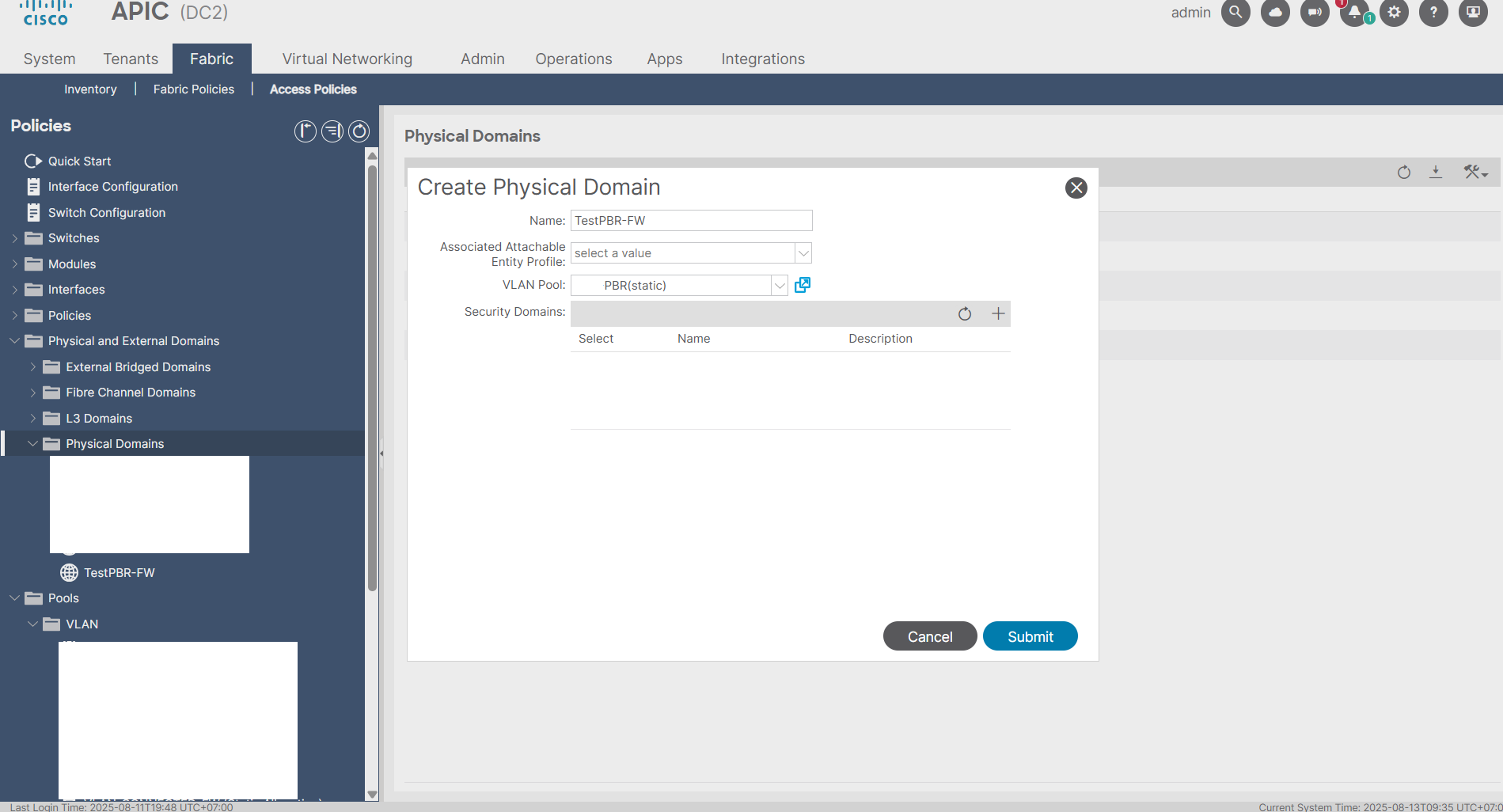 การ Config PBR บน Cisco ACI – AbleNet
