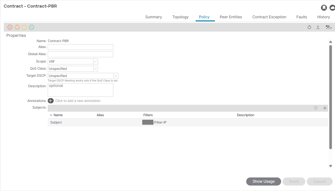 การ Config PBR บน Cisco ACI – AbleNet