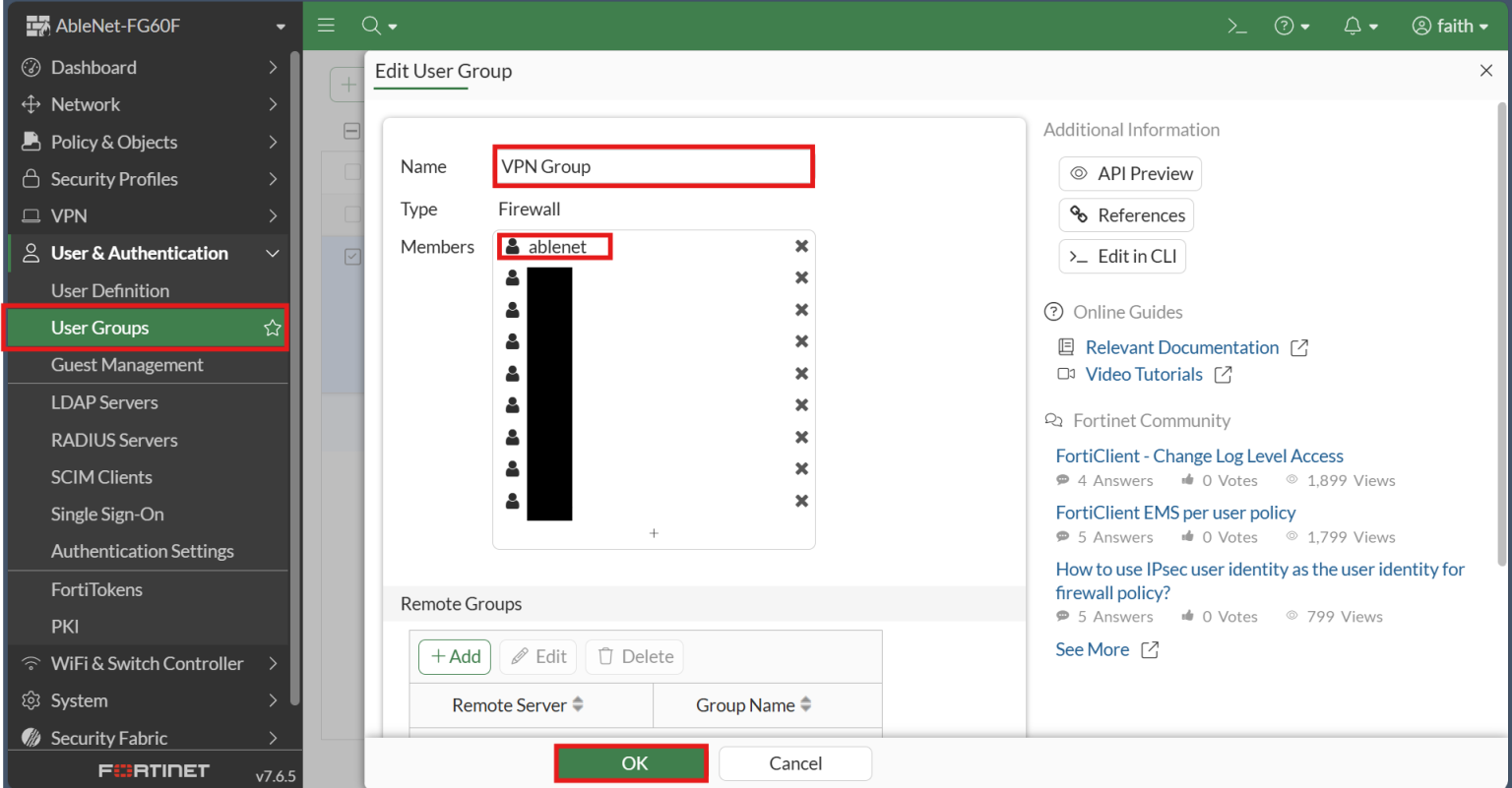 วิธีการ Config IPsec Tunnel VPN บน FortiGate Firewall – AbleNet